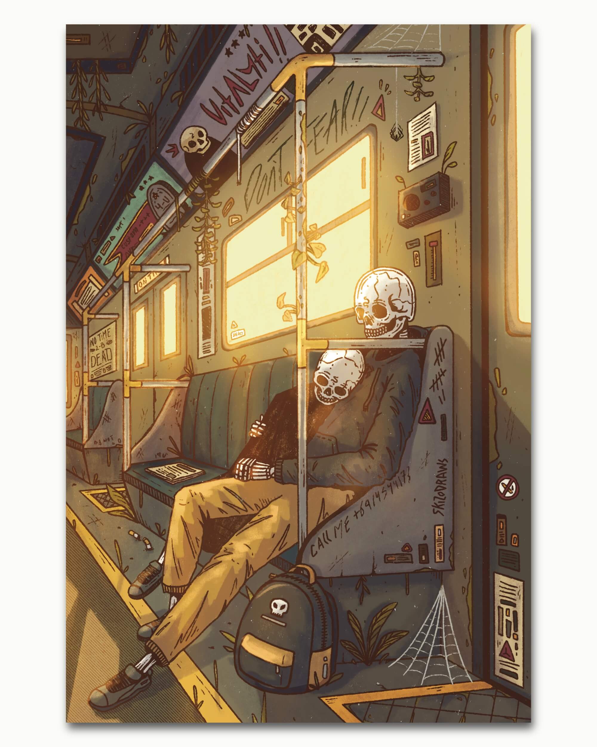 Subway Art Print – SkizoDraws